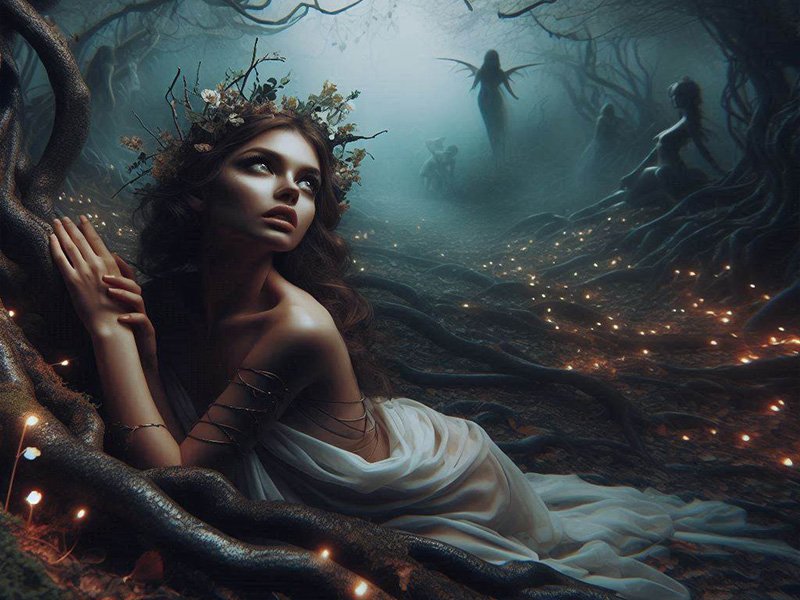 Ciane: Ninfa Mitologia Greca e Romana - Il bosco delle streghe